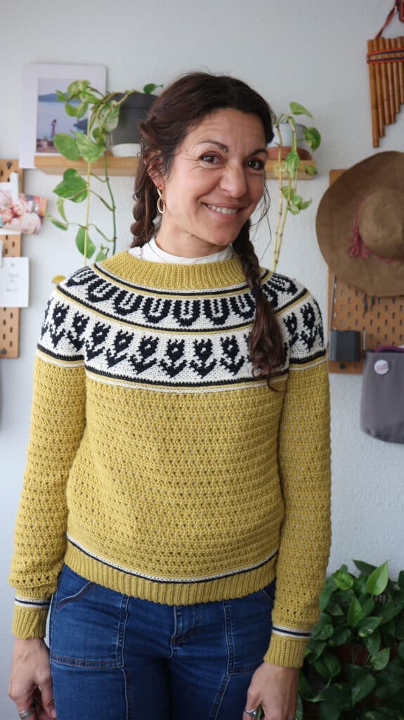 Patrón Crochet Jersey Garabato / Crochet Pattern Garabato Sweater