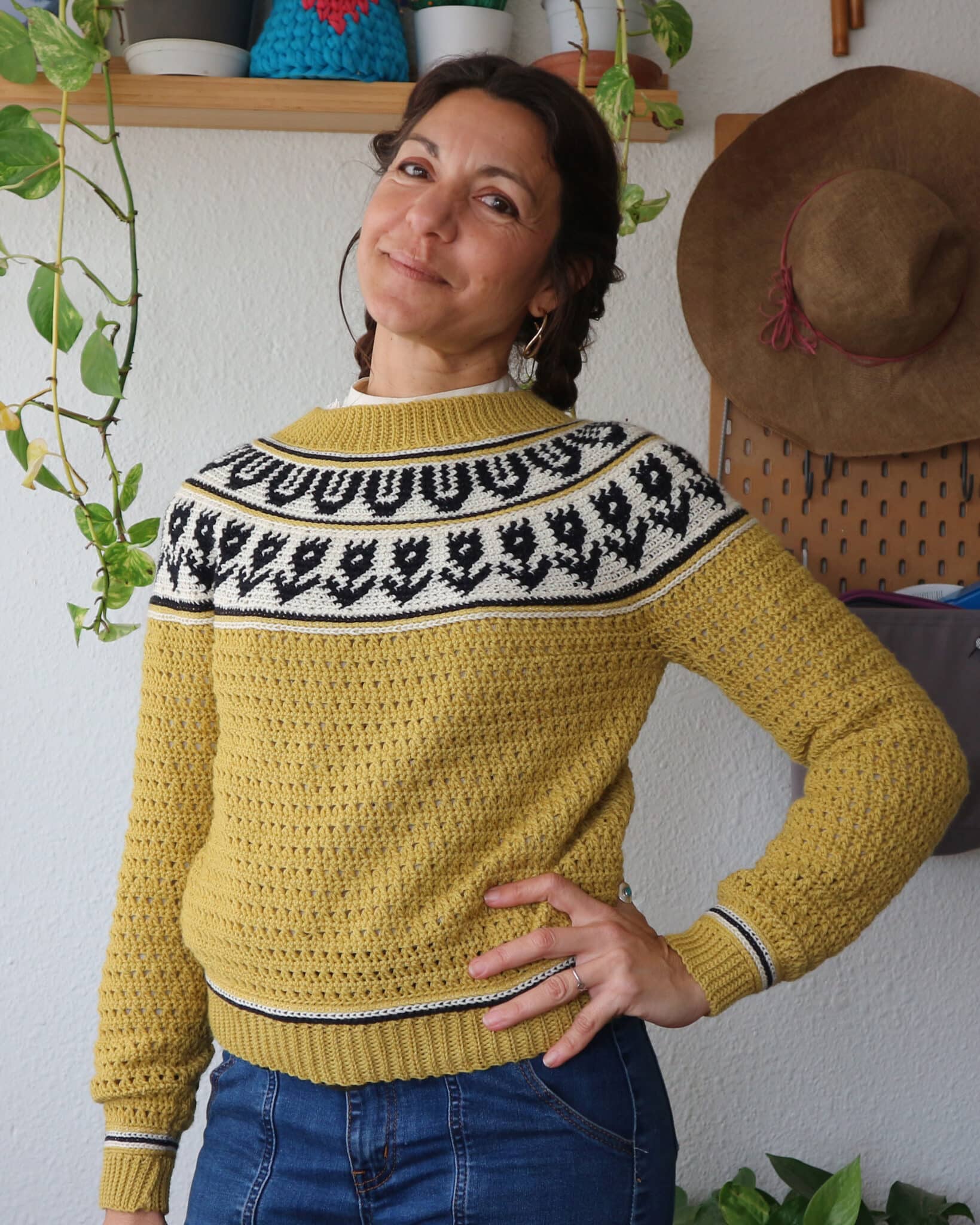 Patrón Crochet Jersey Garabato / Crochet Pattern Garabato Sweater