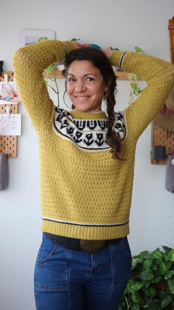 Patrón Crochet Jersey Garabato / Crochet Pattern Garabato Sweater